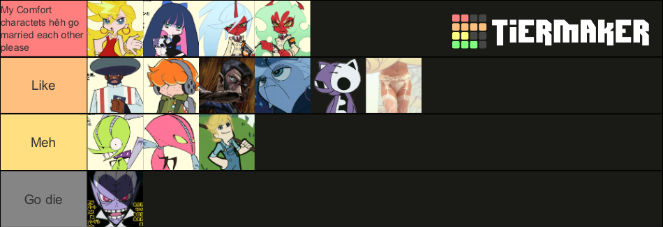 Panty and Stocking Characters Tier List (Community Rankings) - TierMaker