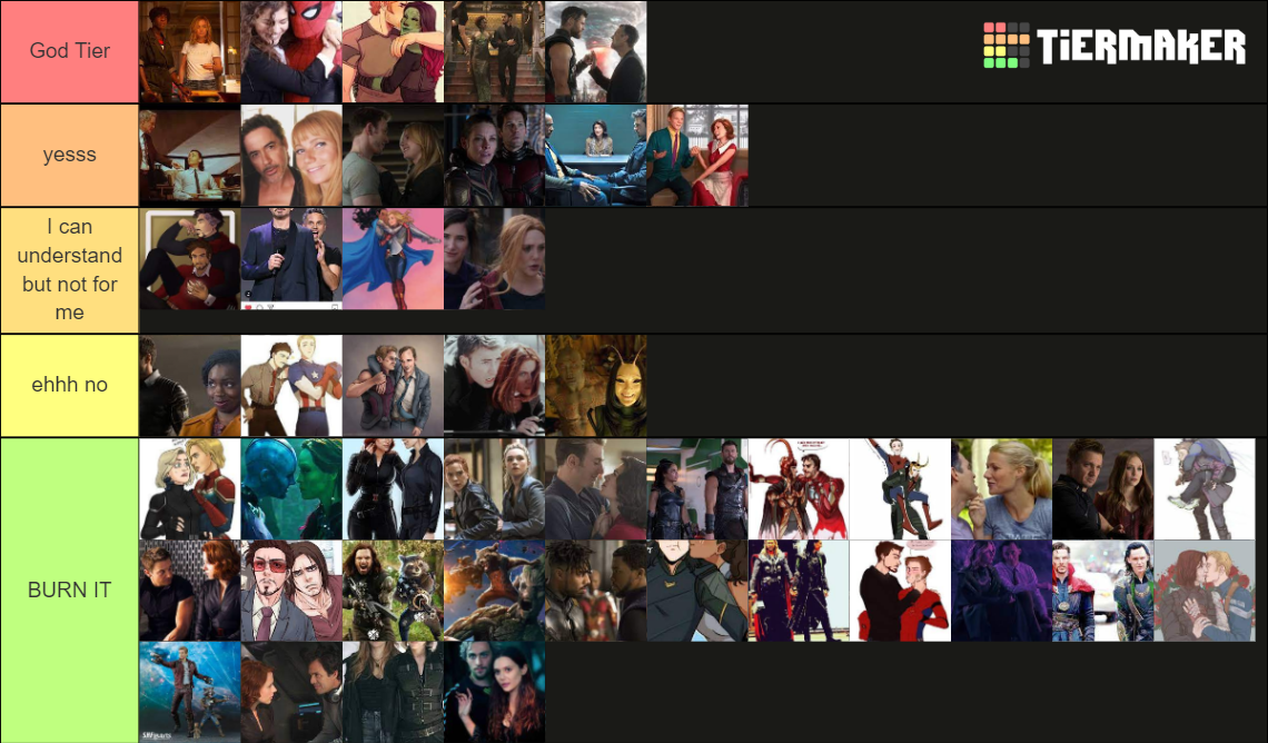Marvel Ships Tier List (Community Rankings) - TierMaker