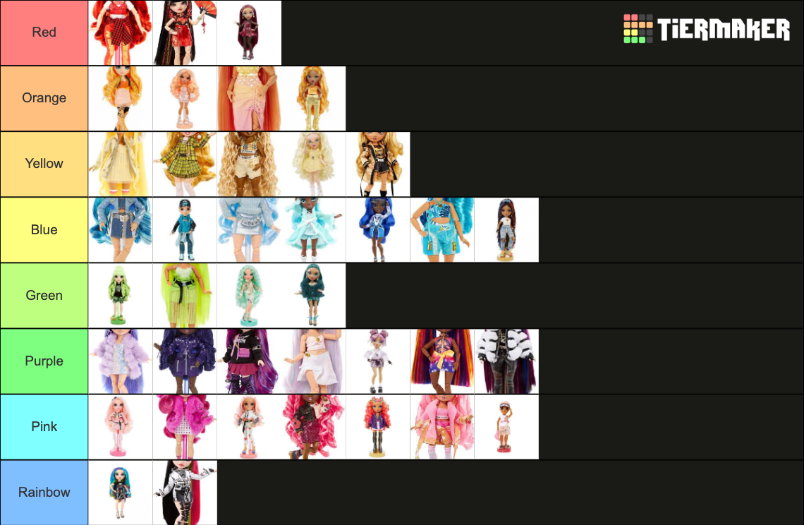 rainbow-high-color-groups-tier-list-community-rankings-tiermaker