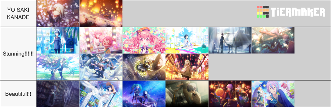 Project Sekai: All Colorful Festival Cards Tier List (Community ...