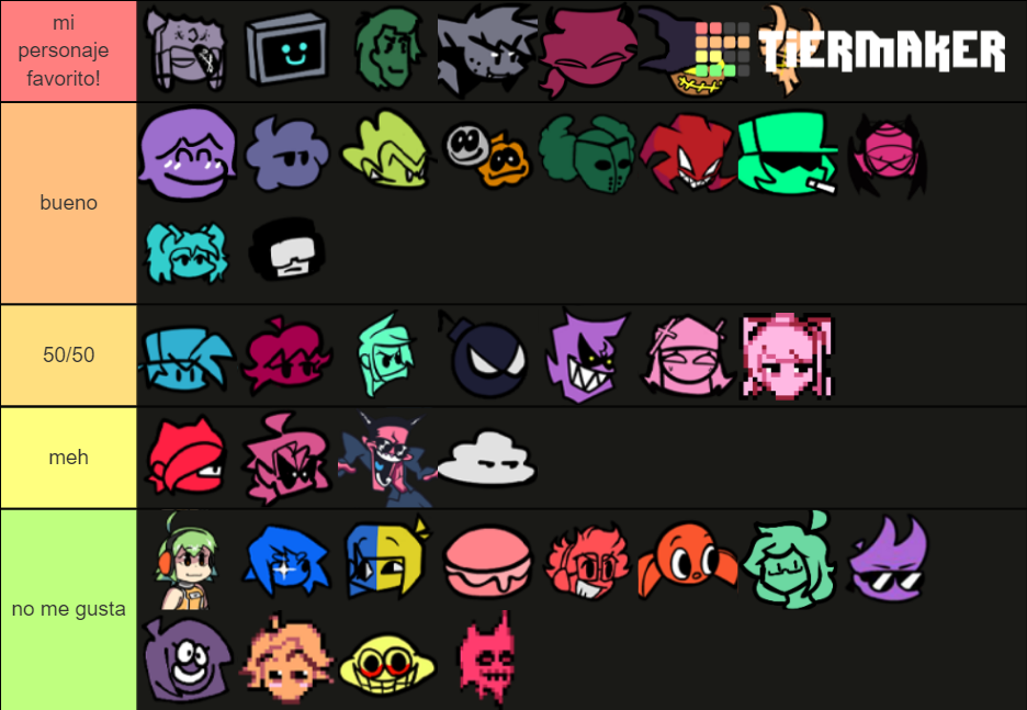 Friday Night Funkin' Characters + Mods Tier List (Community Rankings ...