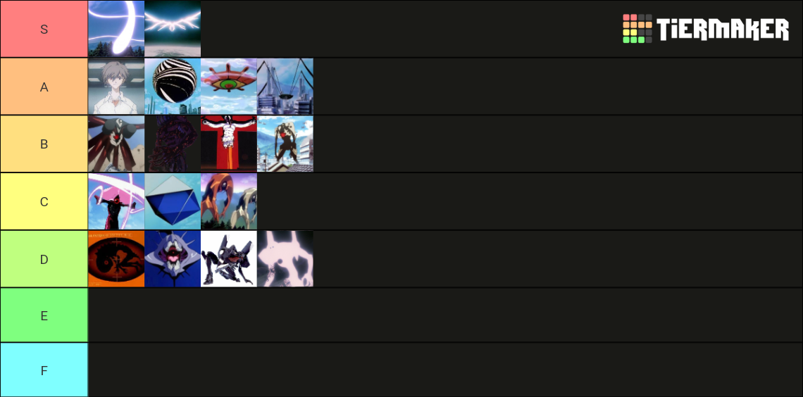 Evangelion Angels Tier List (Community Rankings) - TierMaker