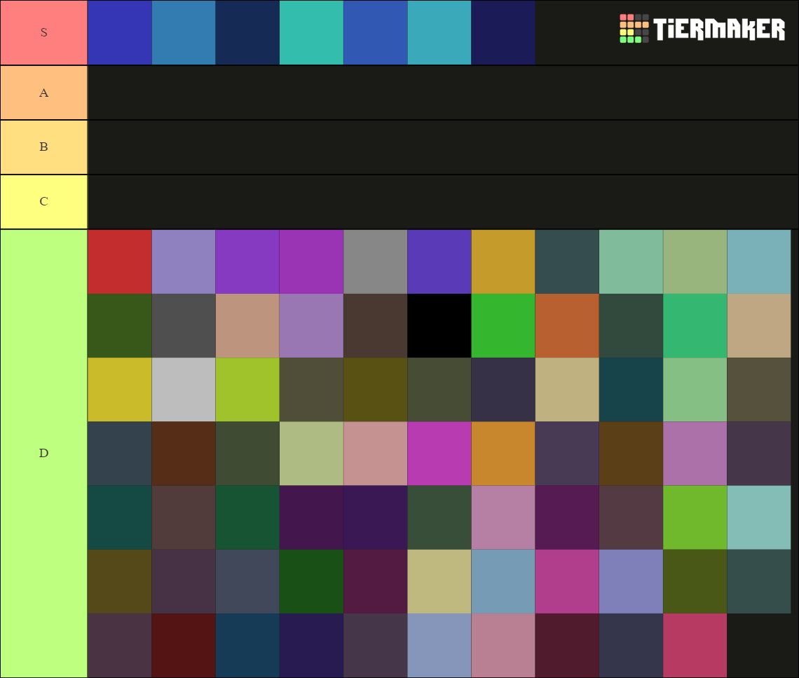 Color but there is a lot of colors Tier List (Community Rankings ...
