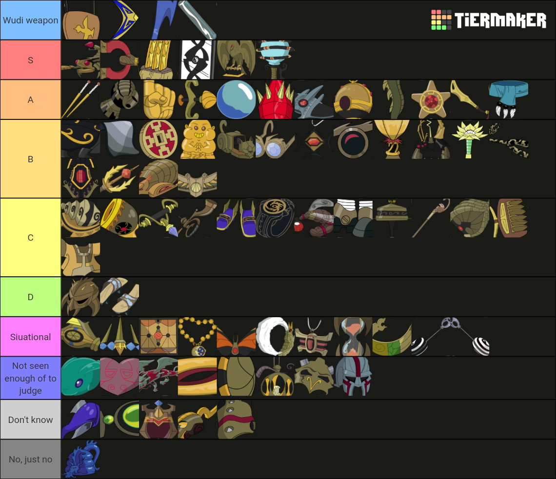 Shen Gong Wu Tier List (Community Rankings) - TierMaker