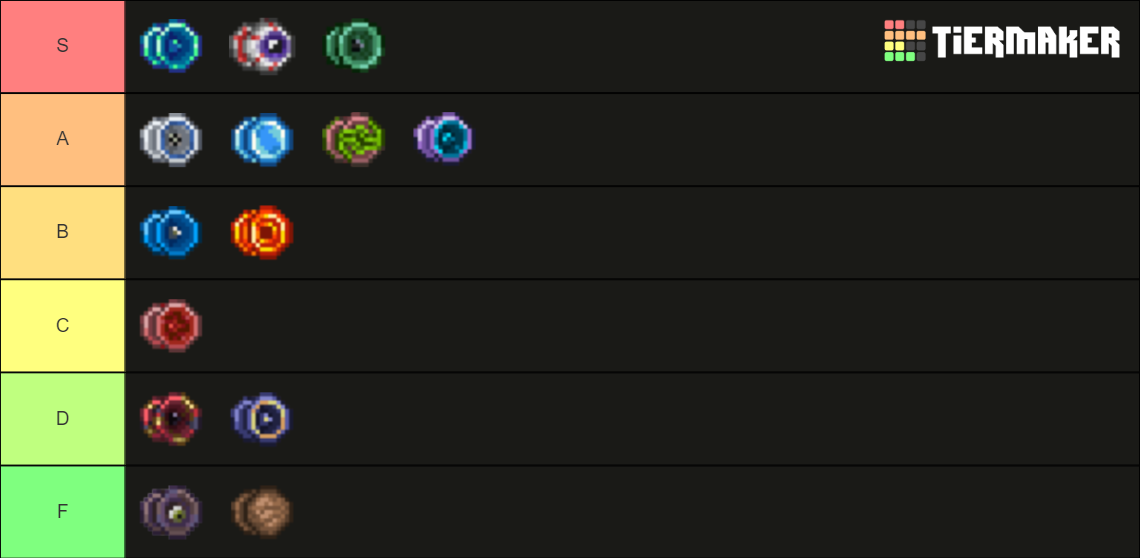 Terraria Yoyo Tiers Tier List (Community Rankings) - TierMaker