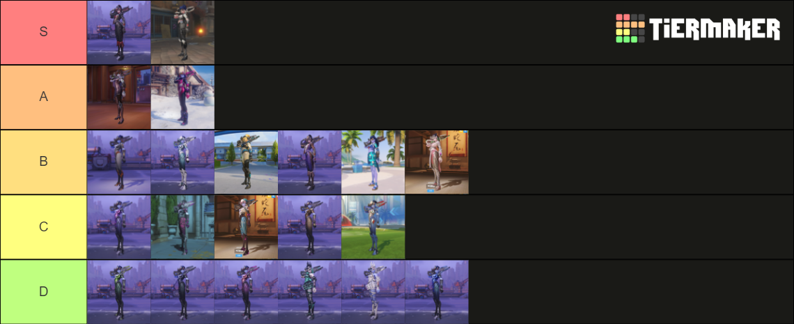widowmaker skins x Tier List (Community Rankings) - TierMaker