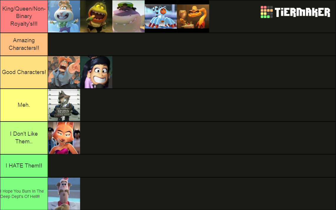 Best "The Bad Guys" Characters Tier List (Community Rankings) - TierMaker