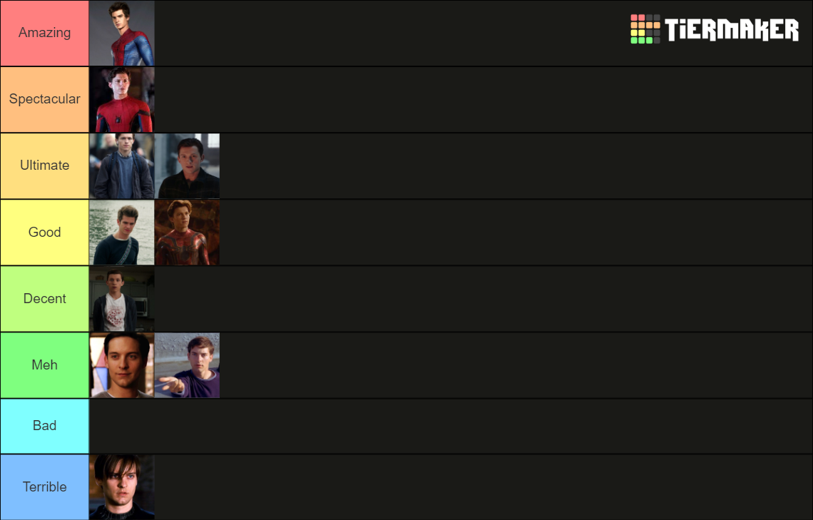 Spider-Man Haircuts Tier List (Community Rankings) - TierMaker