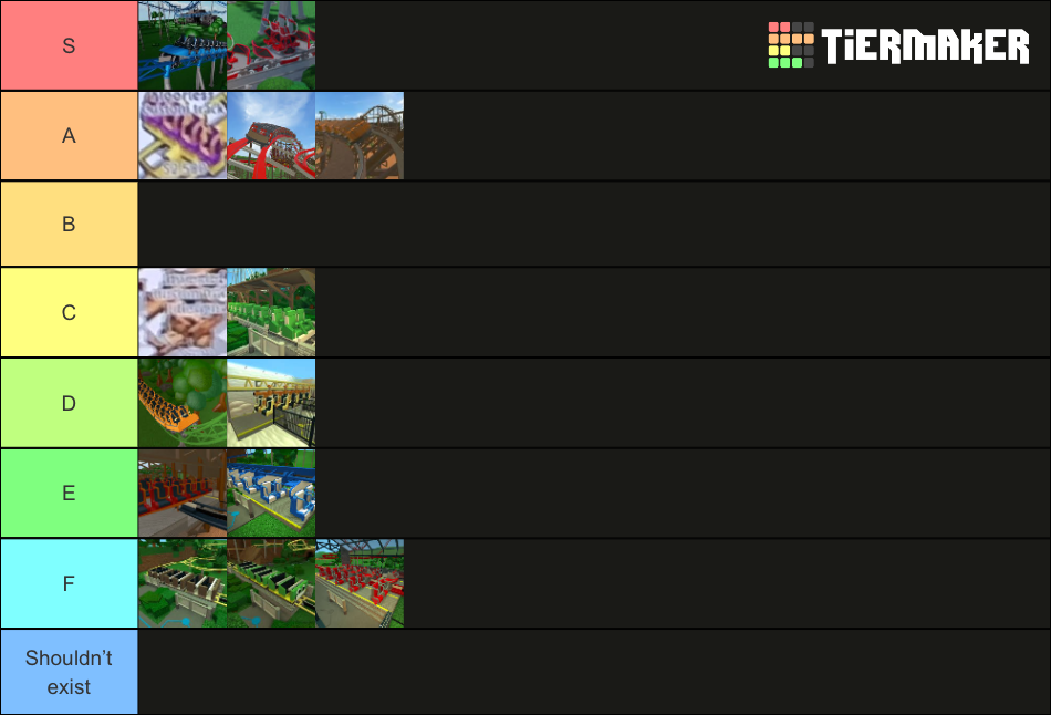 Theme park tycoon 2 roller coasters Tier List (Community Rankings ...