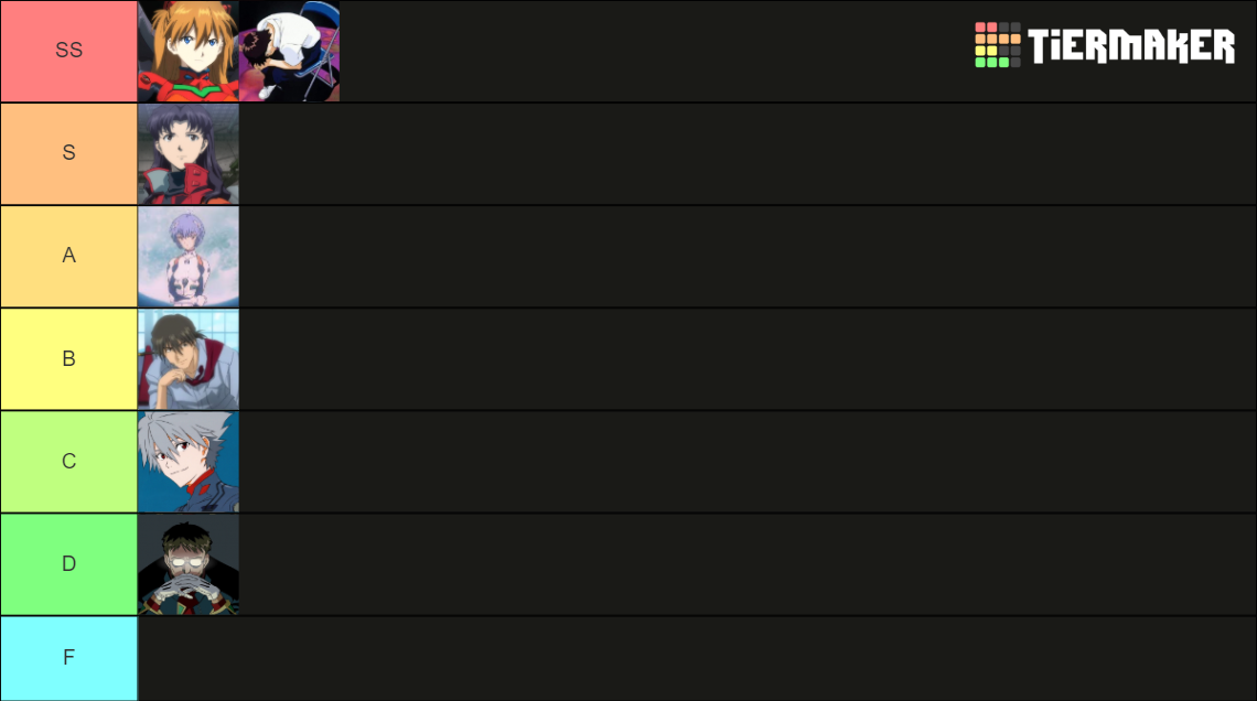 Neon Genesis Evagelion Tier List (Community Rankings) - TierMaker