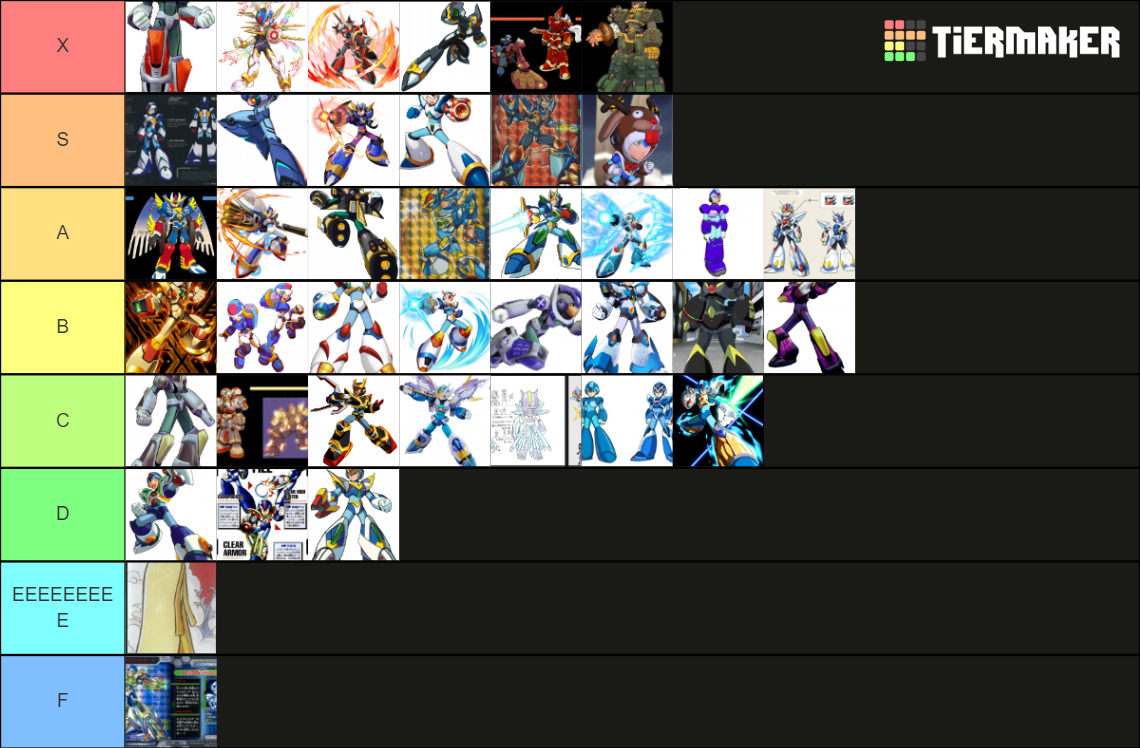 Types of MMX Armors Tier List (Community Rankings) - TierMaker Types of MMX Armors Tier List (Community Rankings) - TierMaker