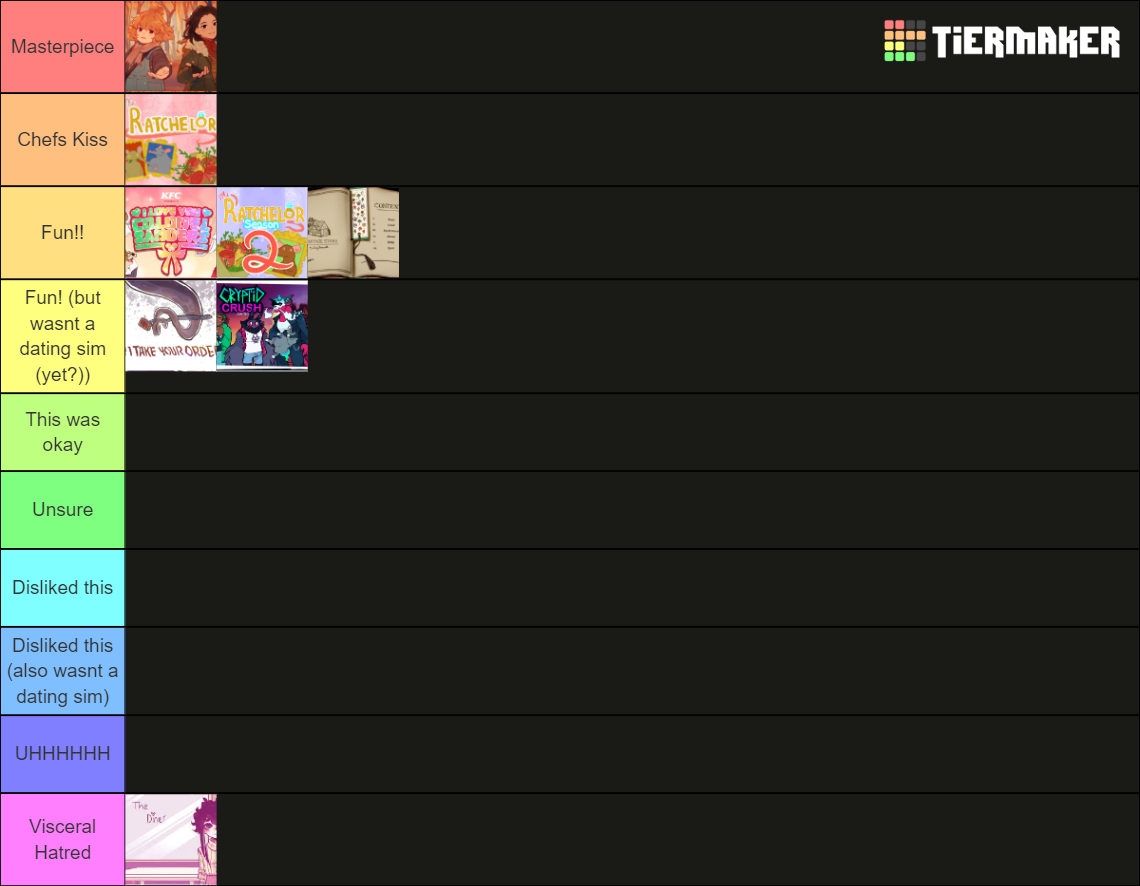 Dating Sim D-Wednesdays Tier List (Community Rankings) - TierMaker