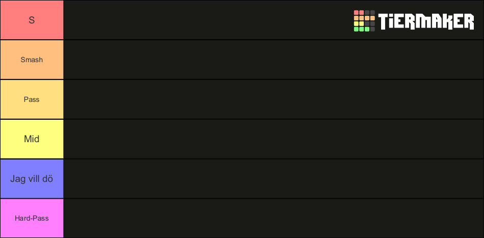 SF Tiers Tier List (Community Rankings) - TierMaker