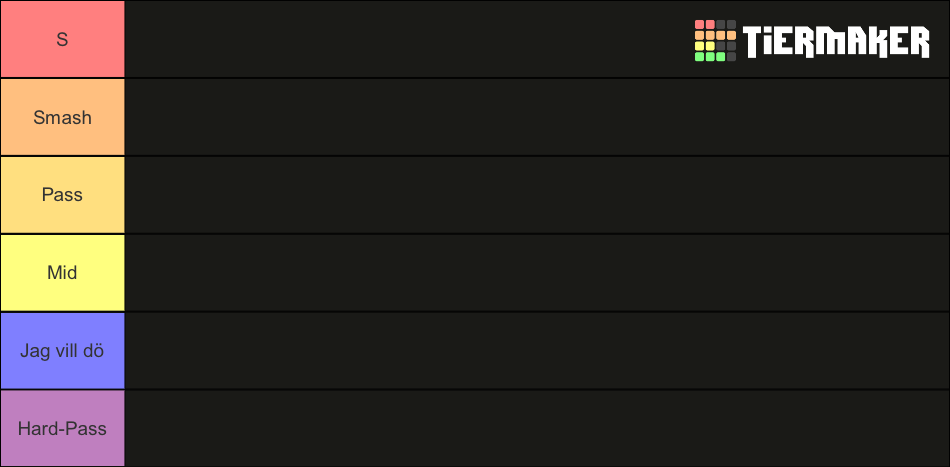SF Tiers Tier List (Community Rankings) - TierMaker