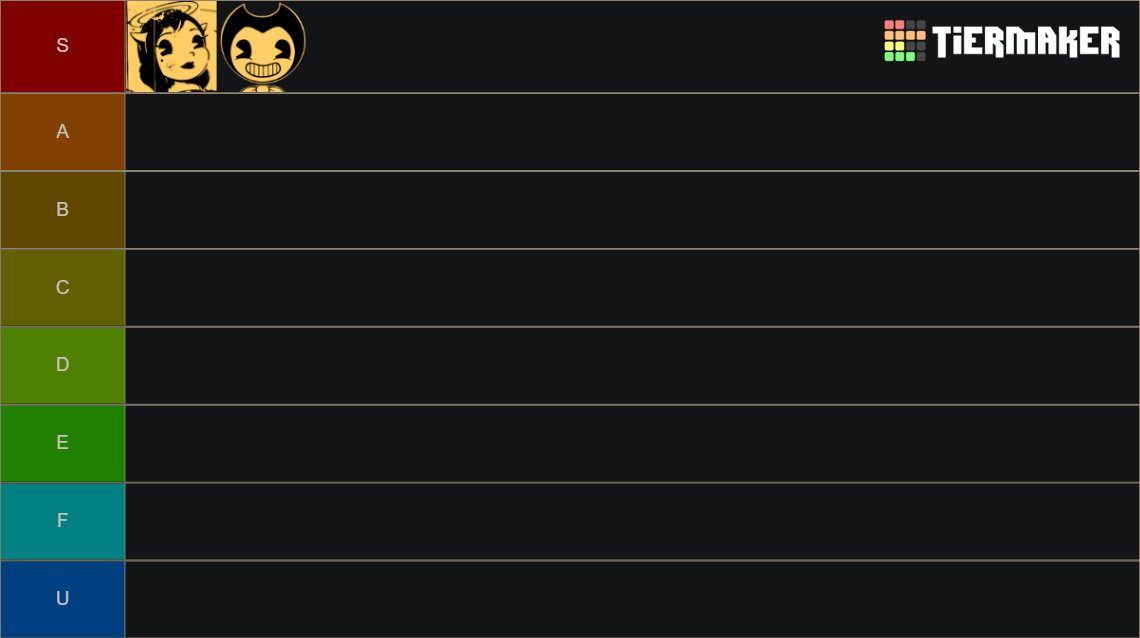 Bendy and the Ink Machine characters Tier List (Community Rankings ...