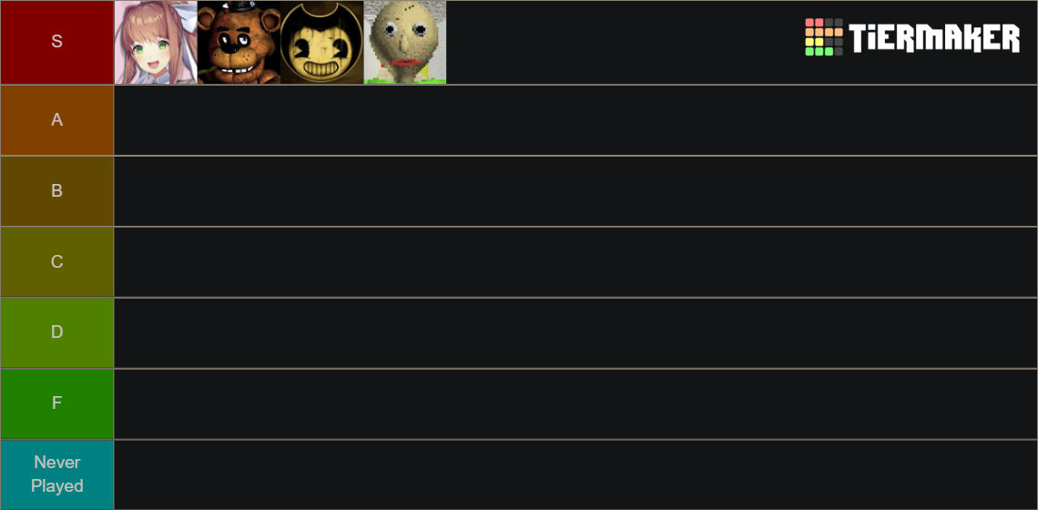 Best Indie Horror Games Tier List (Community Rankings) - TierMaker