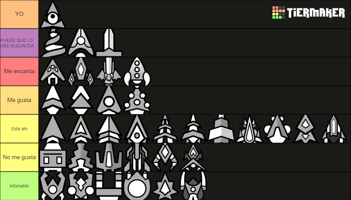 Geometry Dash Waves Tier List (Community Rankings) - TierMaker