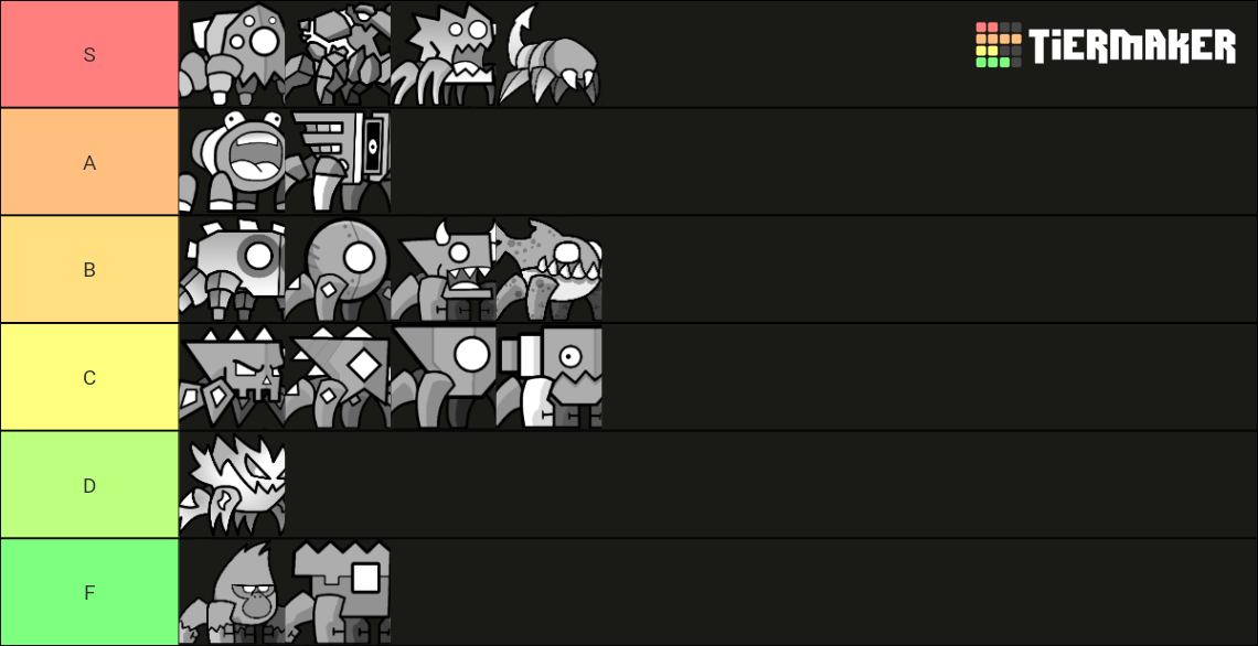 GD Spiders Tier List (Community Rankings) - TierMaker