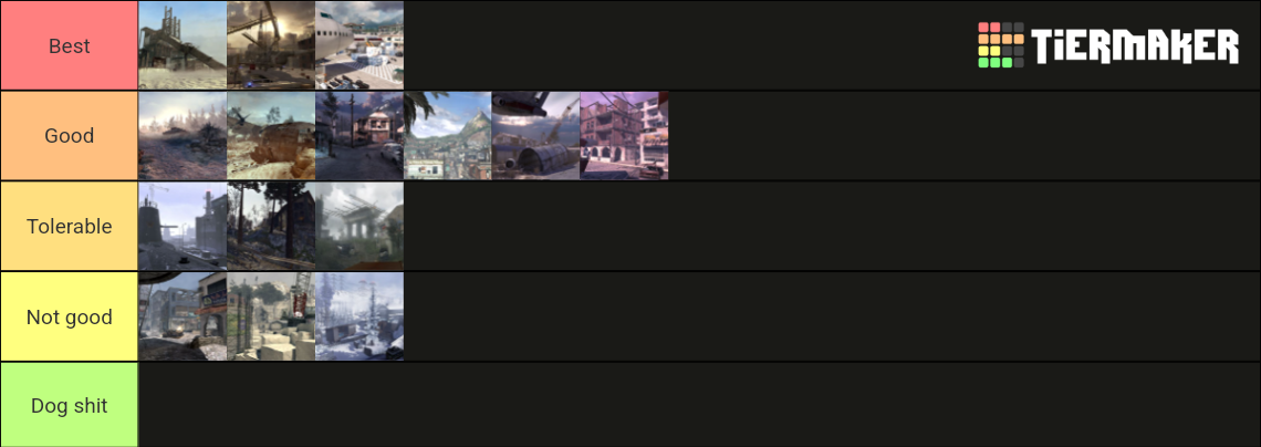 Mw2 Maps Tier List (Community Rankings) - TierMaker