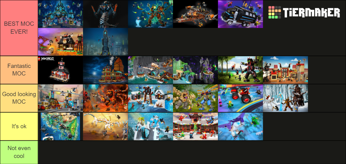 Brick Legends MOCs Tier List (Community Rankings) - TierMaker