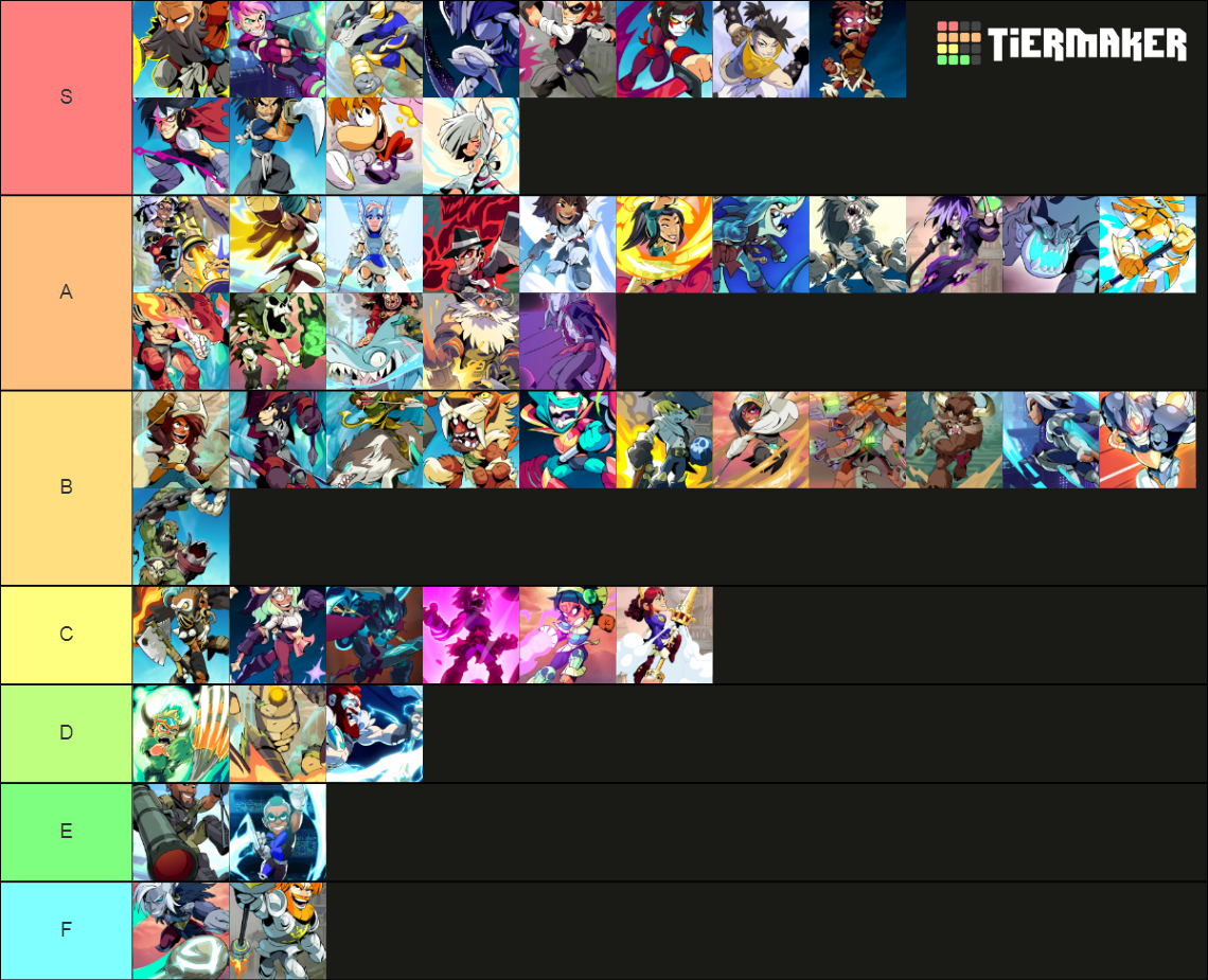 Brawlhalla Legend Tierlist (reno last legend) Tier List (Community ...