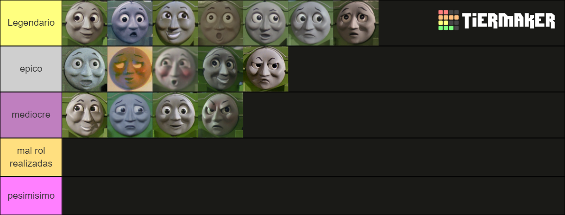Thomas the Tank Engine Faces (Duck) Tier List (Community Rankings ...
