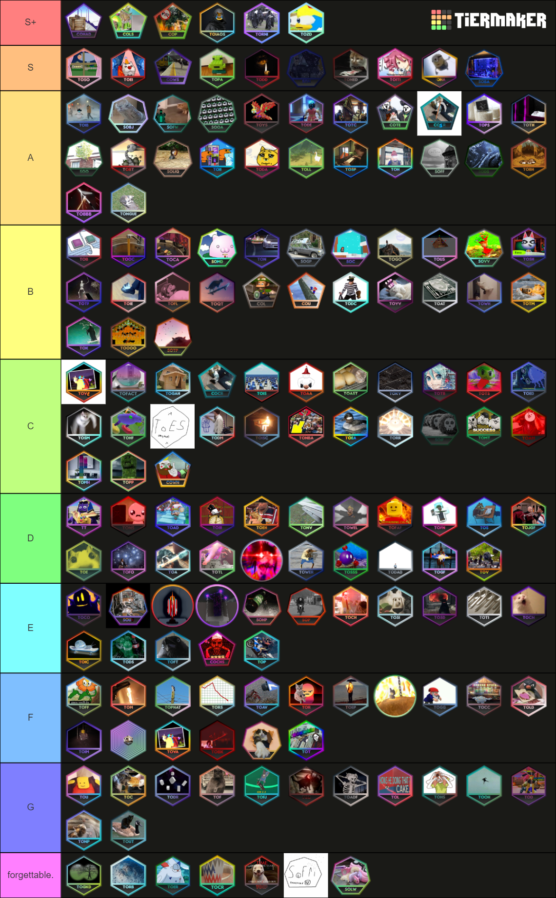JToH Towers Tier List (Community Rankings) - TierMaker