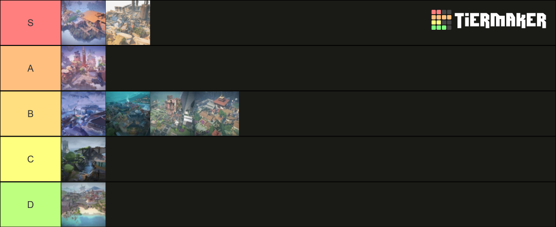 Valorant Maps Tierlist Tier List (Community Rankings) - TierMaker