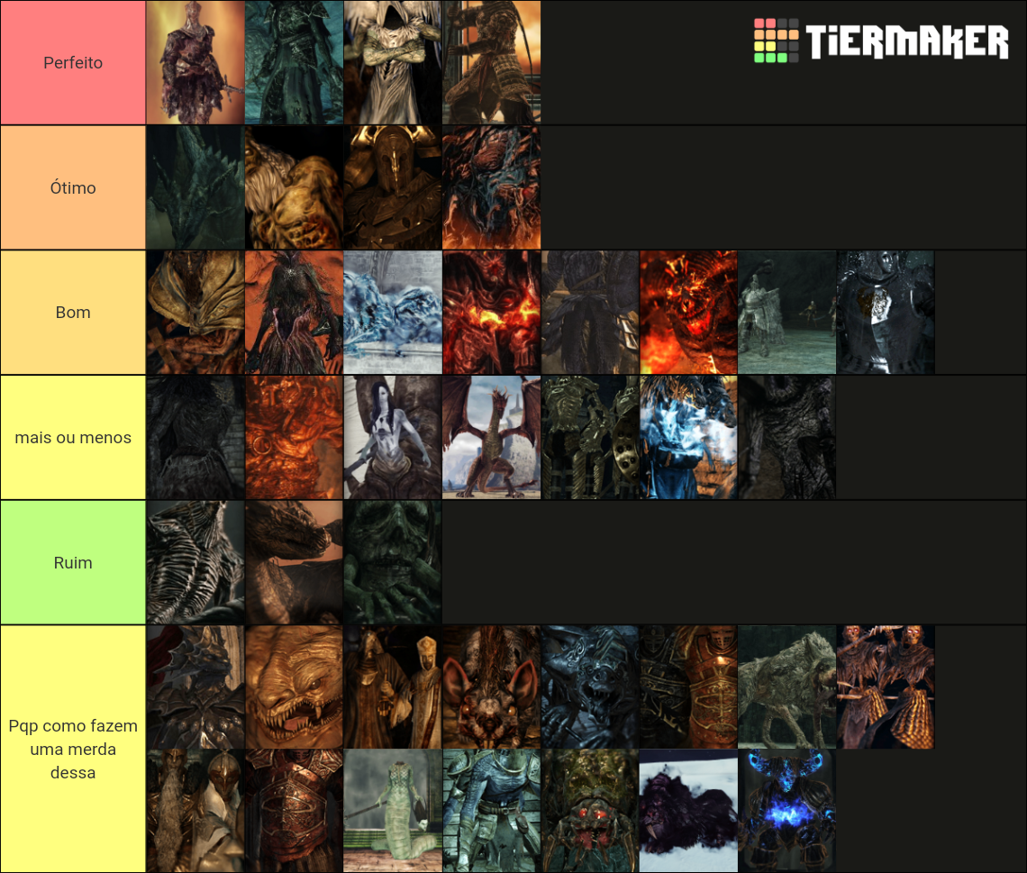 Dark Souls 2 SoTFS Bosses Ranked Tier List (Community Rankings) - TierMaker