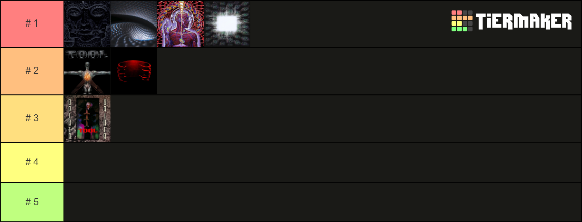 TOOL Albums Tier List (Community Rankings) - TierMaker