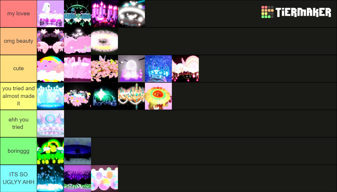 😇Royale High Halos😇 Tier List (Community Rankings) - TierMaker