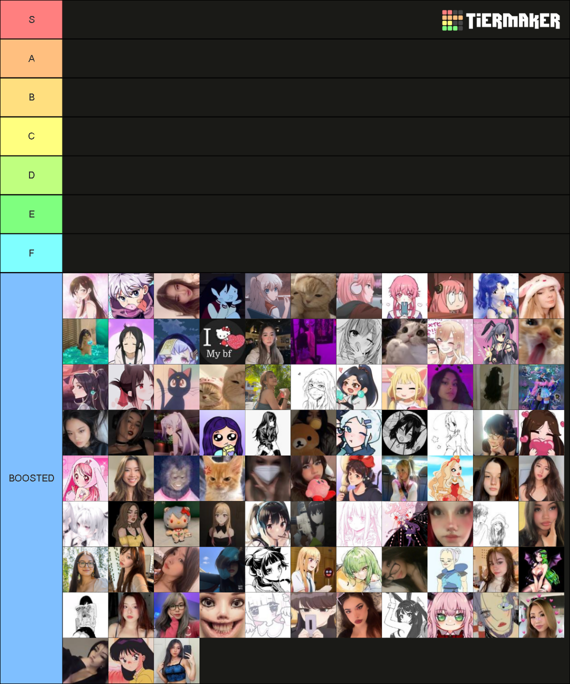 valorant e-girls! Tier List (Community Rankings) - TierMaker