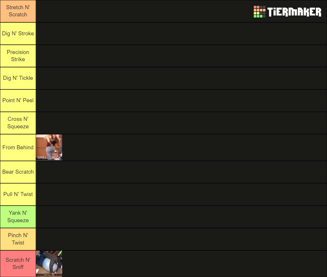 Ways to scratch your balls PATCHED 2022 Updated Tier List (Community ...