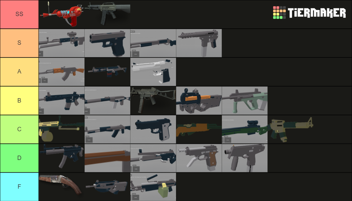 Project Lazarus Weapons Tier List (Community Rankings) - TierMaker