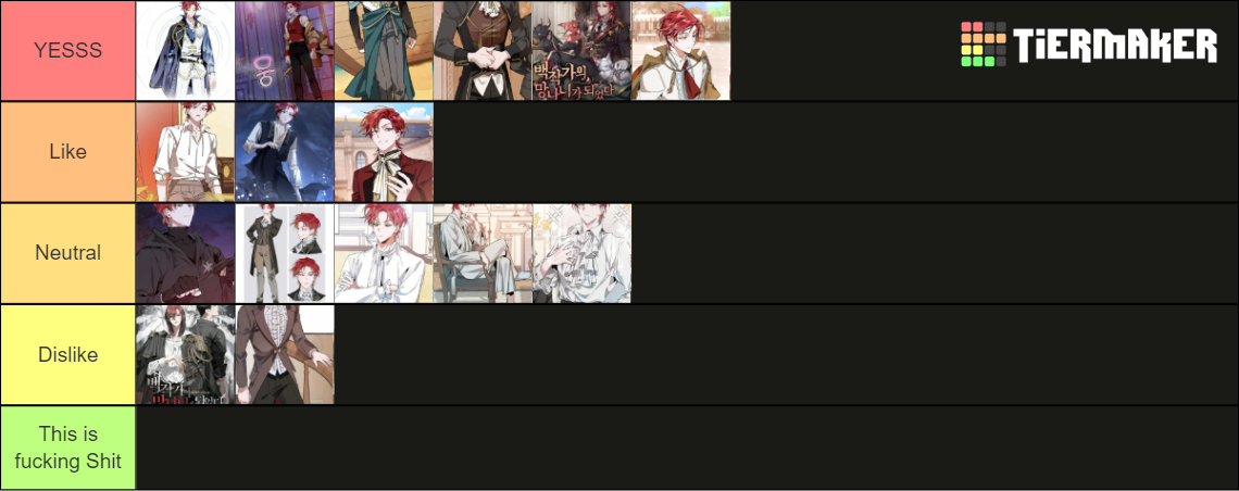 Cale Henituse's Outfits Tier List (Community Rankings) - TierMaker