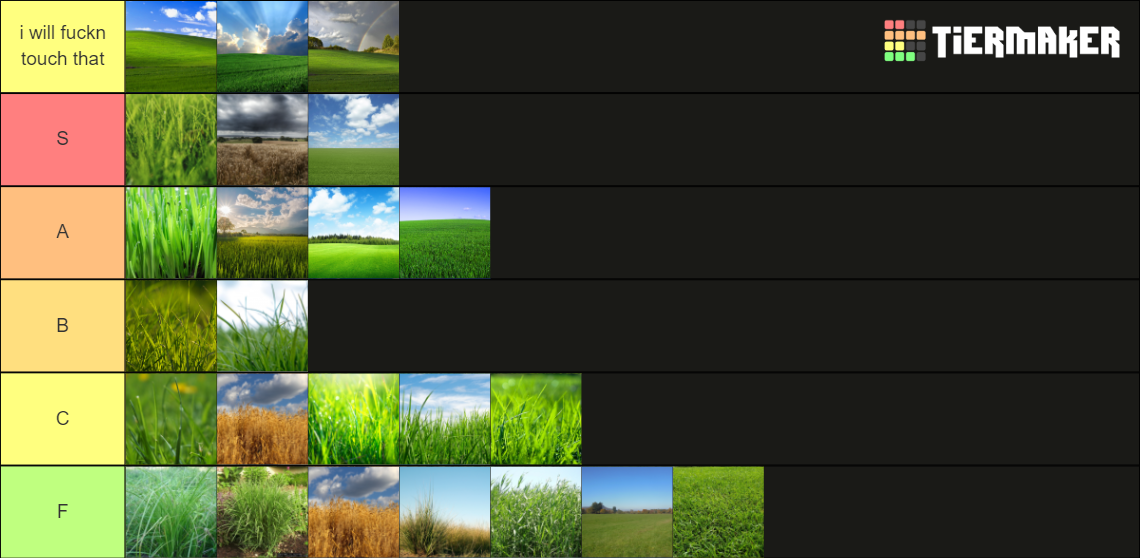 Grass Tier List (Community Rankings) - TierMaker