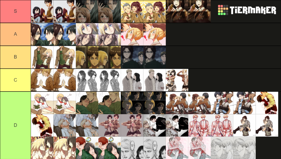 aot ships Tier List (Community Rankings) - TierMaker