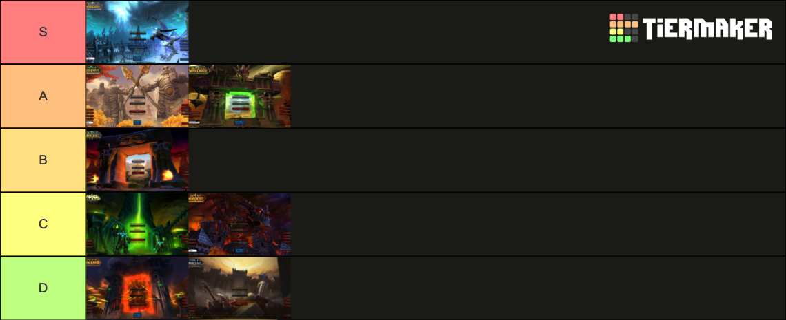 Recent World of Warcraft Tier Lists - TierMaker