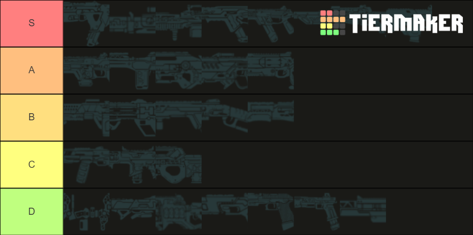 Apex Legends - Weapons S11 Tier List (Community Rankings) - TierMaker