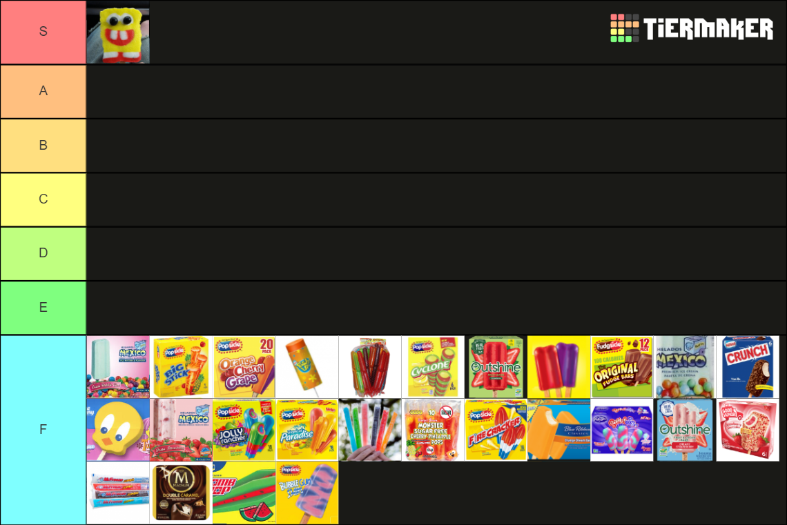 Popsicle Tier List (Community Rankings) - TierMaker