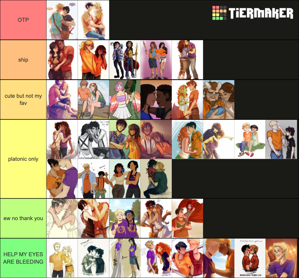 Percy Jackson Universe Ships Tier List Community Rankings Tiermaker
