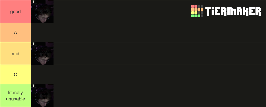 keyboard ranking Tier List (Community Rankings) - TierMaker