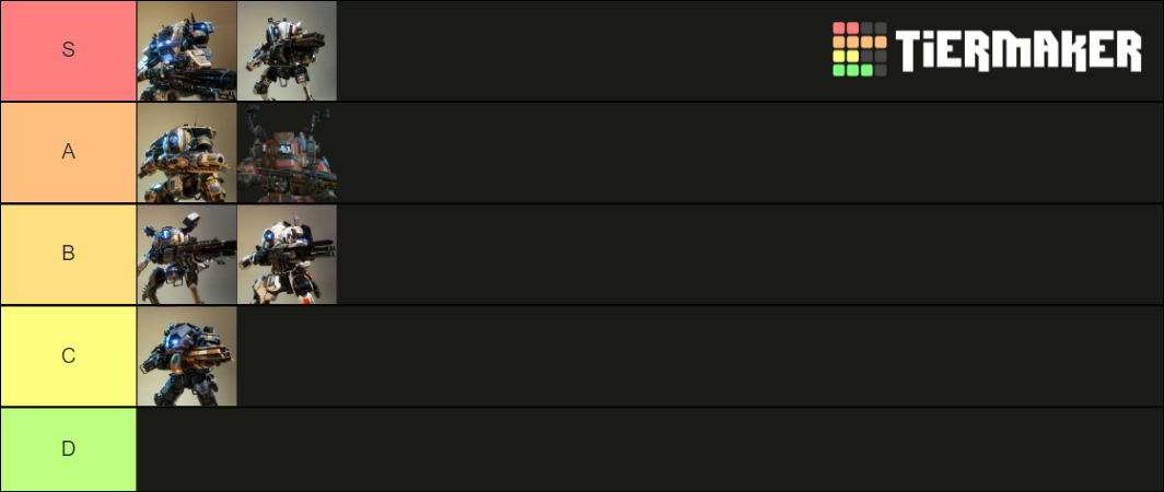 Titanfall 2 Titans Tier List (Community Rankings) - TierMaker