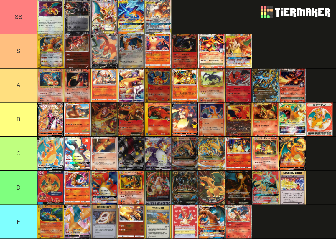 ALL CHARIZARD ARTWORKS !!!! Pokemon TCG Tier List (Community Rankings ...