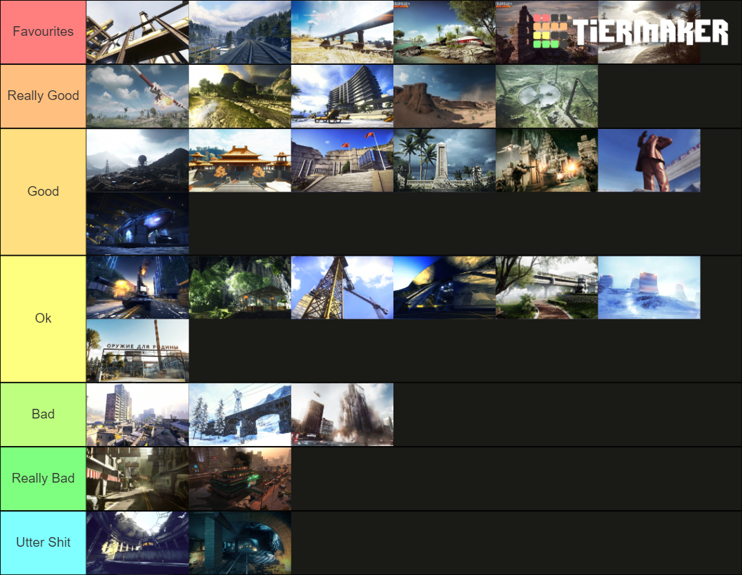 Battlefield 4 Maps Tier List (Community Rankings) - TierMaker