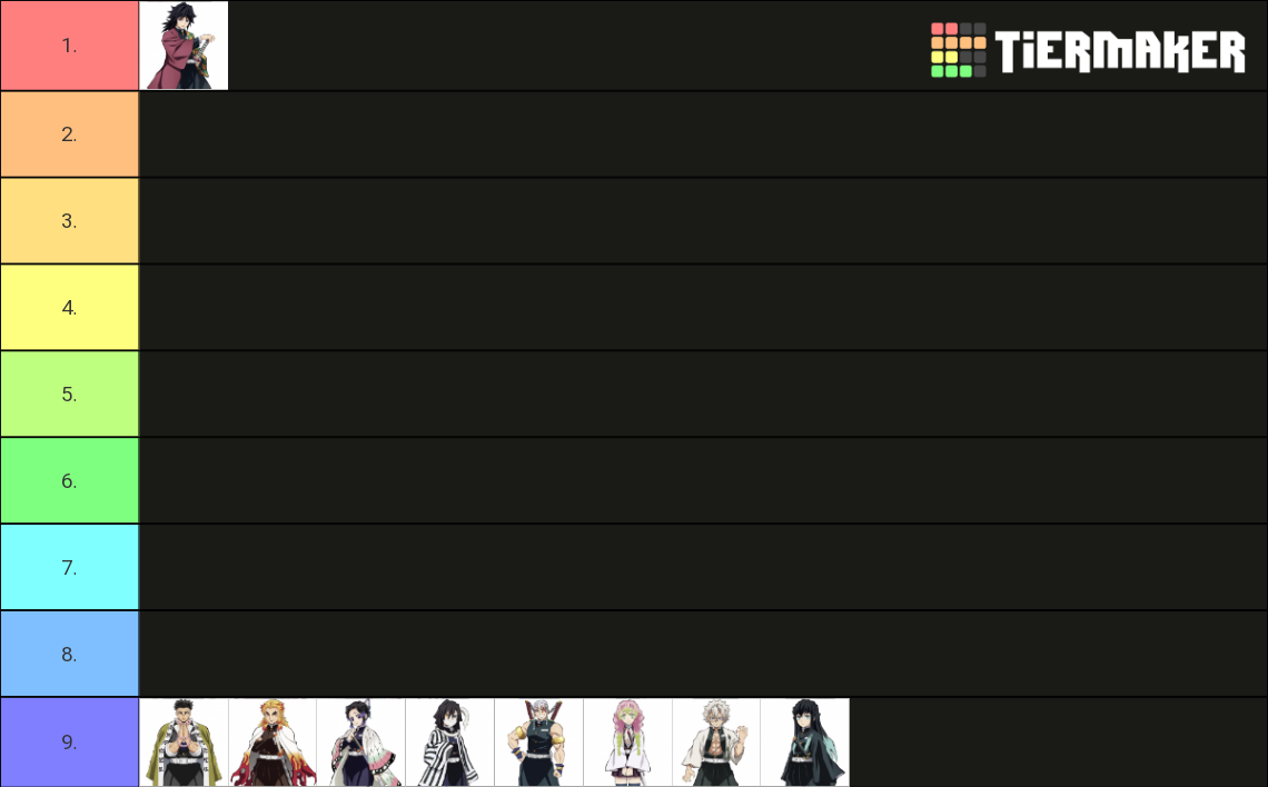 Demon Slayer Hashiras Tier List (Community Rankings) - TierMaker Demon Slayer Hashiras Tier List (Community Rankings) - TierMaker