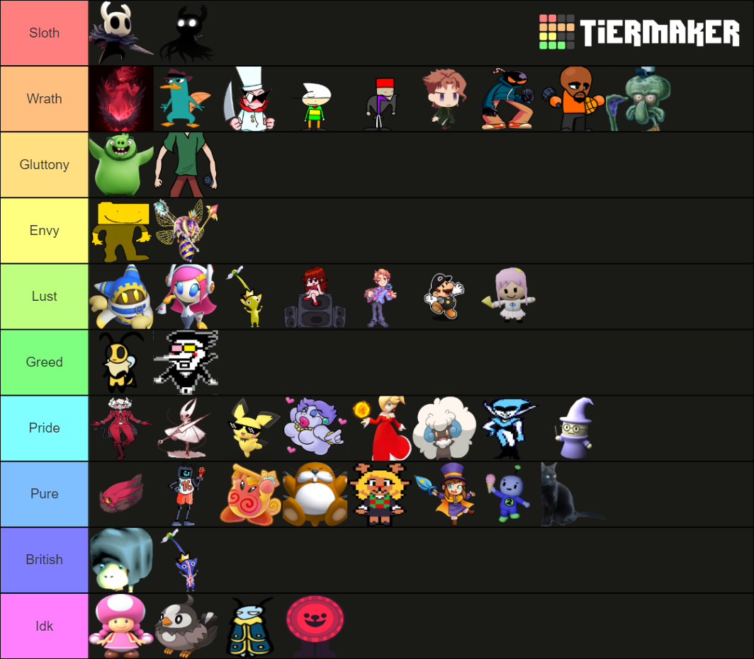 Lore Characters Tier List Community Rankings Tiermaker