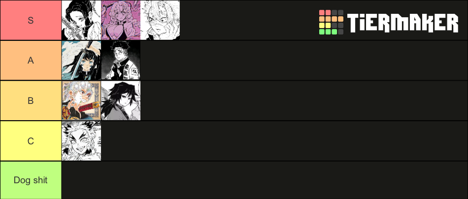 Hashira list Tier List (Community Rankings) - TierMaker