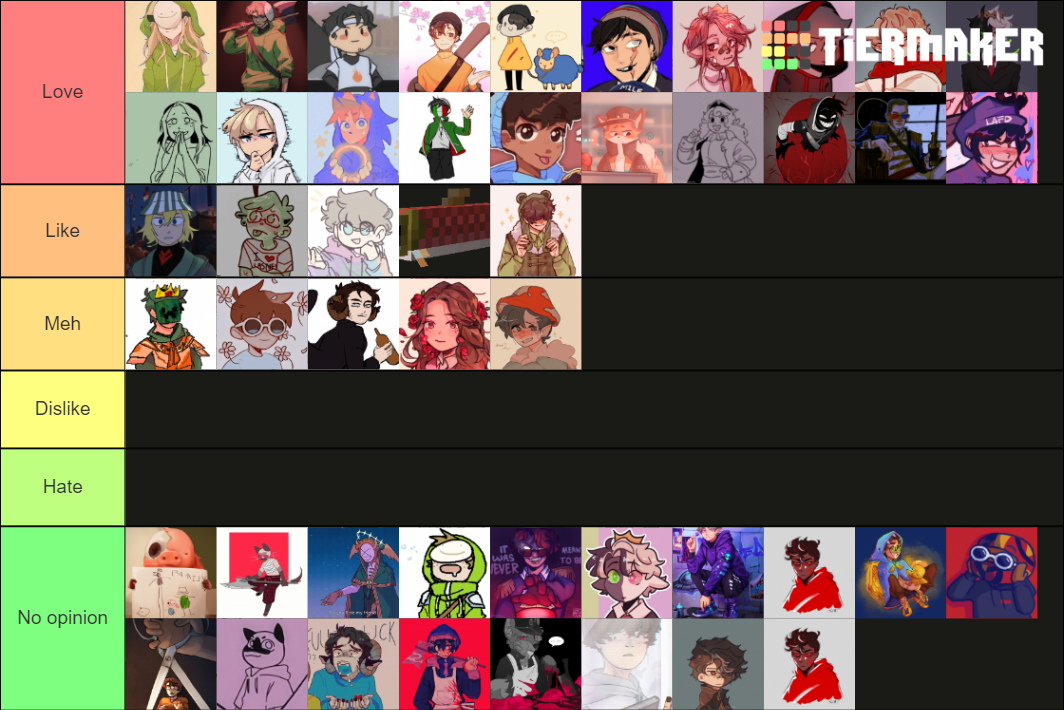 Dream smp 2021 ALL CANON Tier List (Community Rankings) - TierMaker