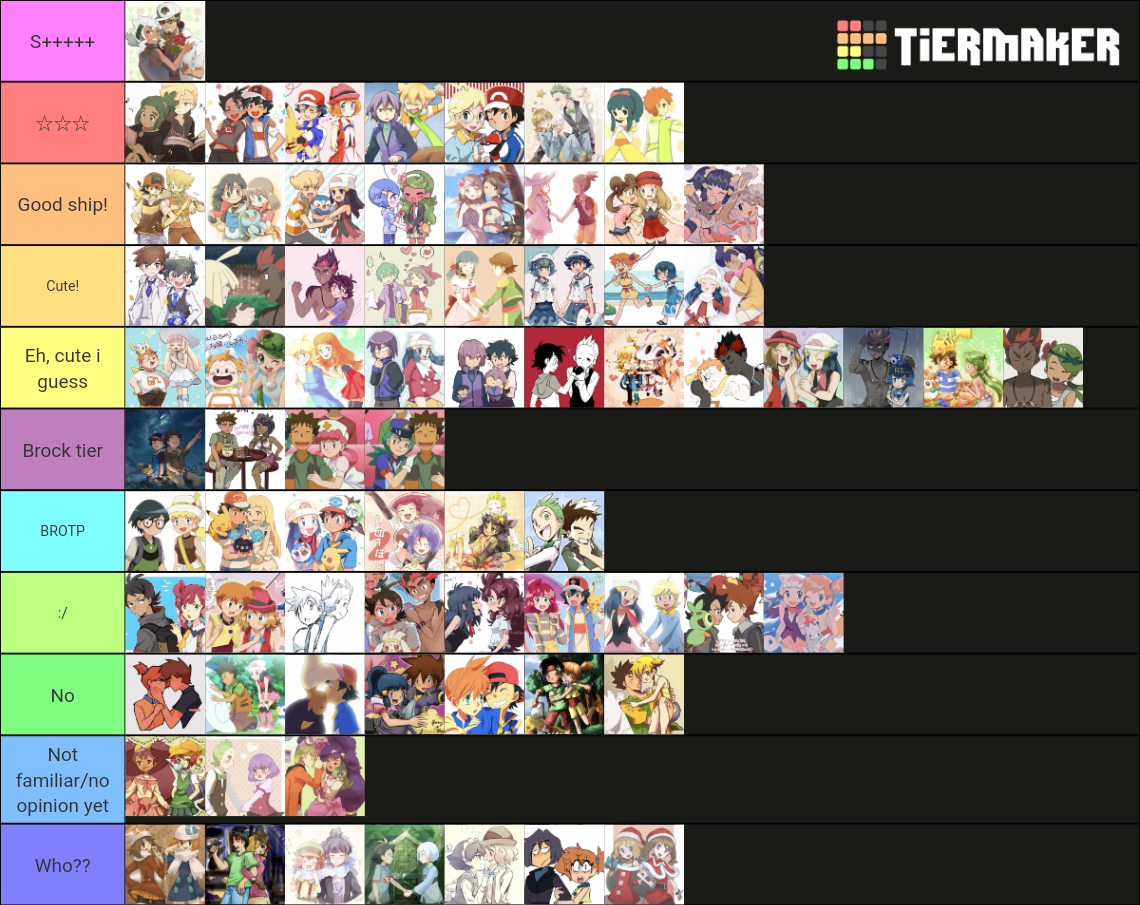 Pokemon Anime Ships Tier List (Community Rankings) - TierMaker